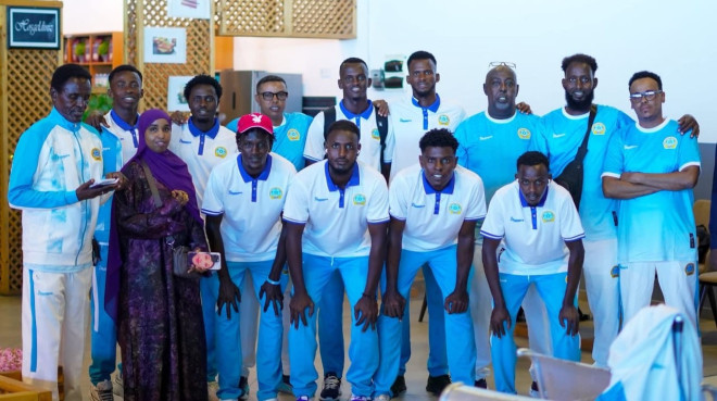 Somalia’s Ocean Stars depart for key AFCON 2027 qualifier | Axadle